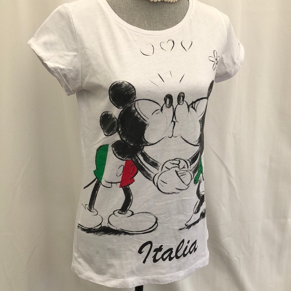 Disney | Tops | Mickey And Minnie Mouse In Italy Size Medium | Poshmark